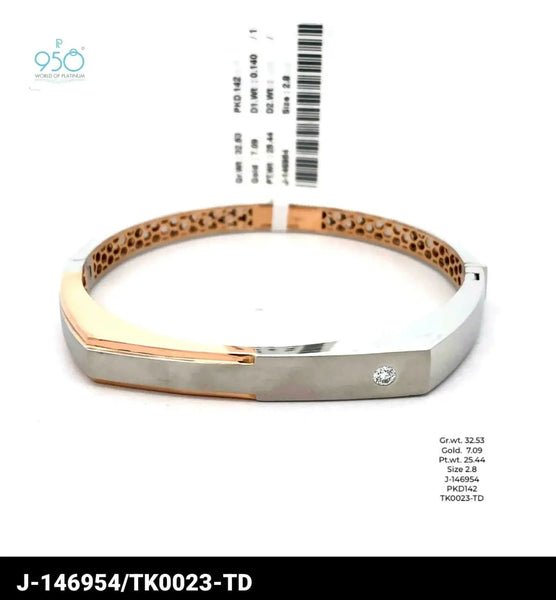 Platinum Gents Kada – HM Sarafa Bazar India Pvt Ltd