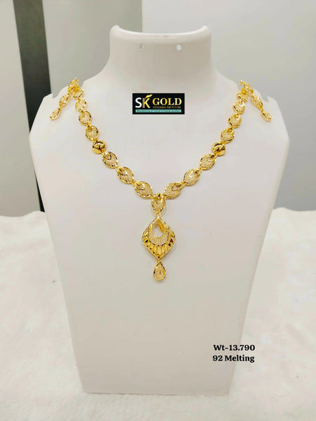 22kt Turkey Necklace – HM Sarafa Bazar India Pvt Ltd