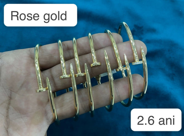 Rose Gold Cartier Kada – HM Sarafa Bazar India Pvt Ltd