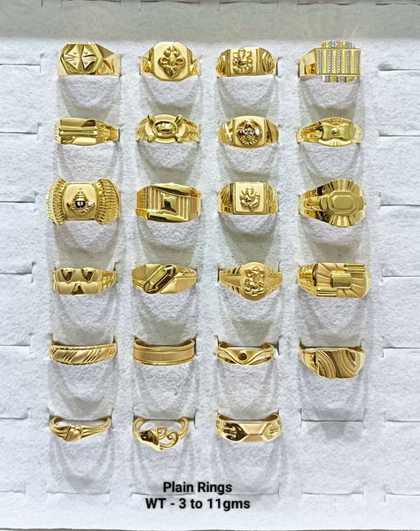 Plain Rings – HM Sarafa Bazar India Pvt Ltd
