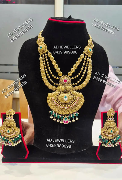 Antique Long Set – HM Sarafa Bazar India Pvt Ltd