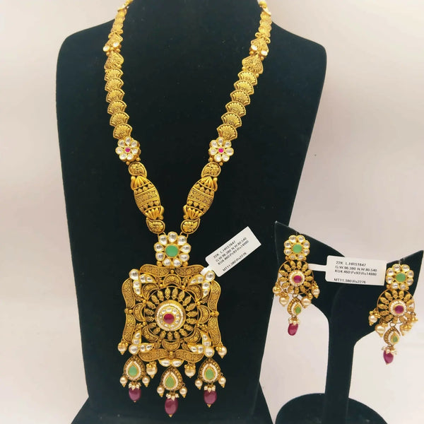 Antique Long Set – HM Sarafa Bazar India Pvt Ltd