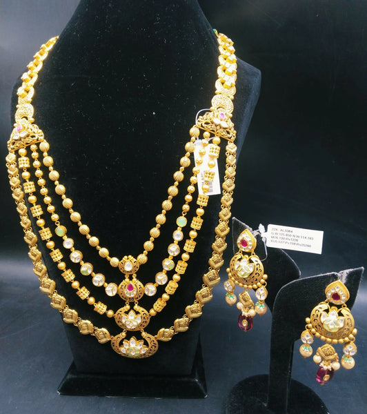 Antique Long Set – HM Sarafa Bazar India Pvt Ltd