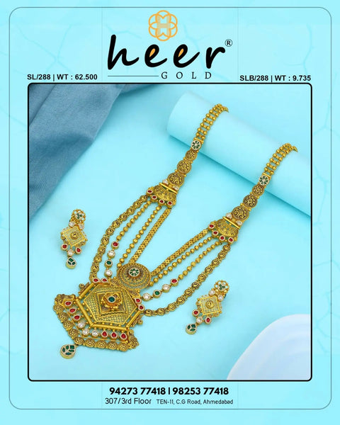 Antique Long Set – HM Sarafa Bazar India Pvt Ltd