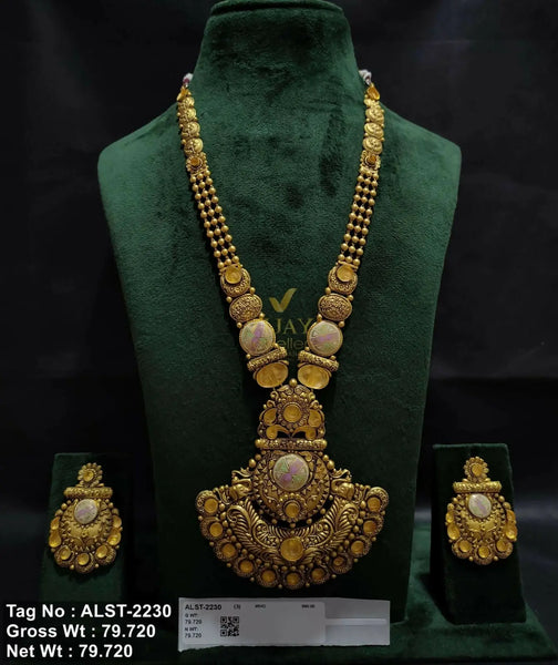 Antique Long Set Khoka – HM Sarafa Bazar India Pvt Ltd