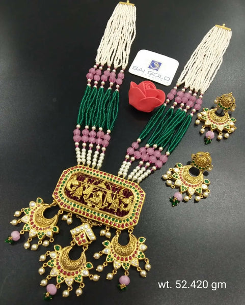 Antique Long Set – HM Sarafa Bazar India Pvt Ltd