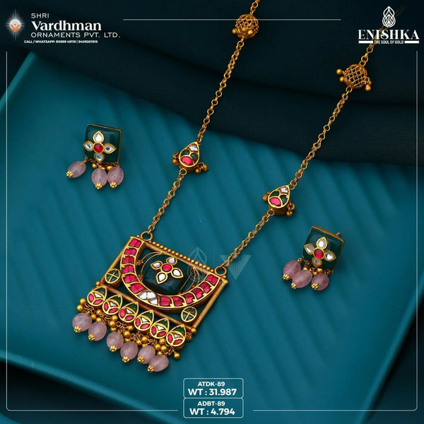 Antique Long Set – HM Sarafa Bazar India Pvt Ltd