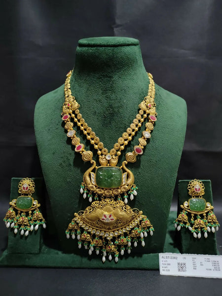 Antique Long Set – HM Sarafa Bazar India Pvt Ltd