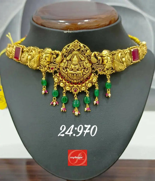 Antique Temple Chick Set – HM Sarafa Bazar India Pvt Ltd