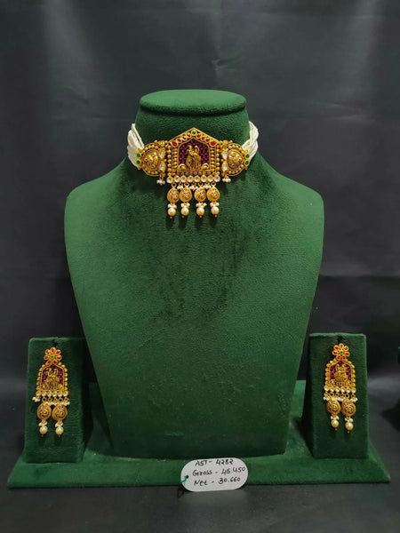 Antique Temple Chick Set – HM Sarafa Bazar India Pvt Ltd