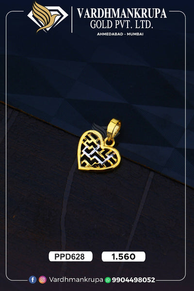 Plain Casting Ladies Pendant – HM Sarafa Bazar India Pvt Ltd