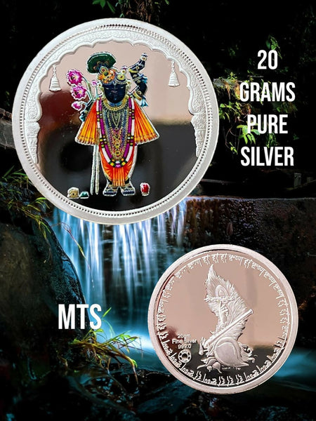 Krishna Silver Coin – HM Sarafa Bazar India Pvt Ltd