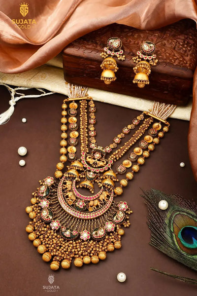 Heritage Antique Long Set – HM Sarafa Bazar India Pvt Ltd