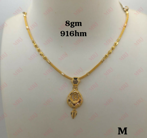 22kt Turkey Chain Set – HM Sarafa Bazar India Pvt Ltd