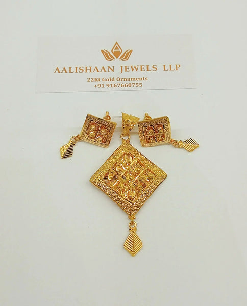 Plain Pendent Set – HM Sarafa Bazar India Pvt Ltd