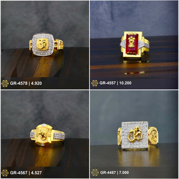 CZ Gents Rings – HM Sarafa Bazar India Pvt Ltd
