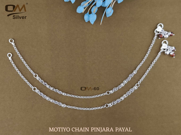Motiyo Chain Pinjra Payal – HM Sarafa Bazar India Pvt Ltd