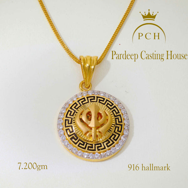Versace Khanda Stone Pendent – HM Sarafa Bazar India Pvt Ltd