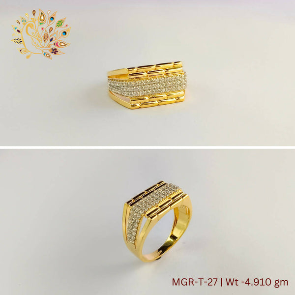 MGR-T-27 - Micro Gents Rings – HM Sarafa Bazar India Pvt Ltd
