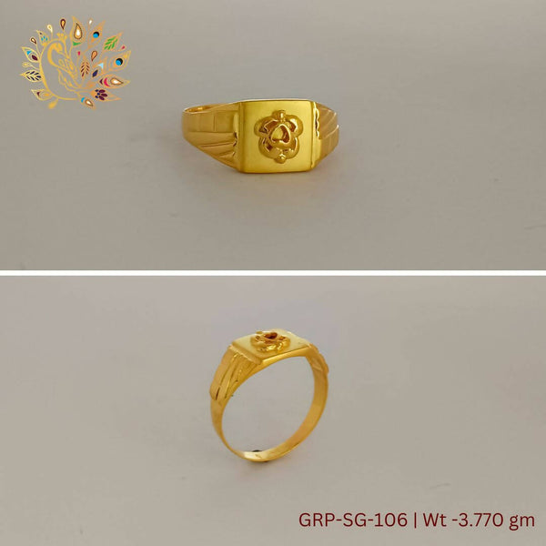 GRP-SG-106 - Plain Gents Rings – HM Sarafa Bazar India Pvt Ltd
