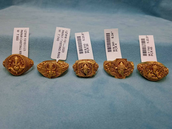 Antique Temple Rings – Sarafa Bazar India