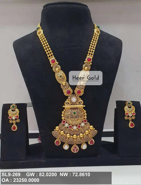 Antique Long Set – HM Sarafa Bazar India Pvt Ltd