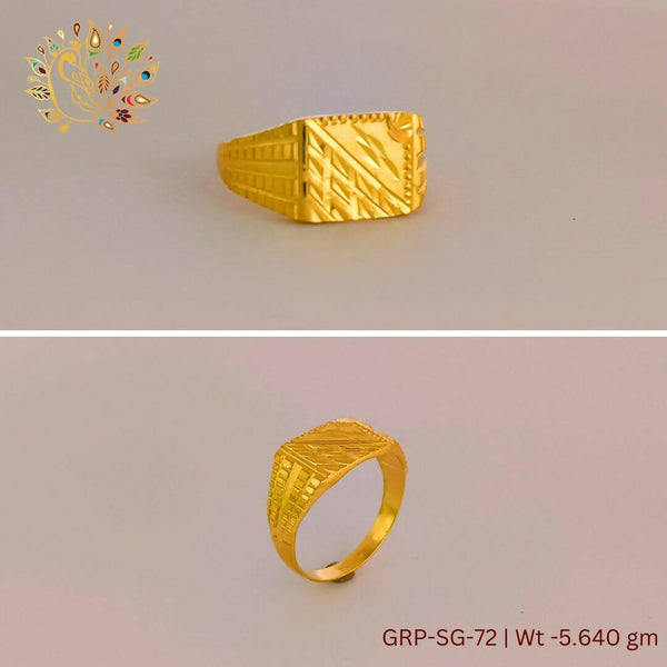 GRP-SG-72 - Plain Gents Rings – HM Sarafa Bazar India Pvt Ltd