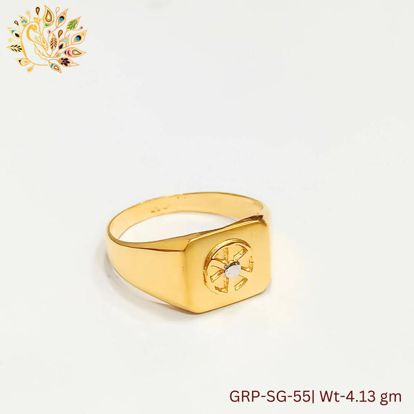 GRP-SG-55 - Plain Gents Rings – Sarafa Bazar India