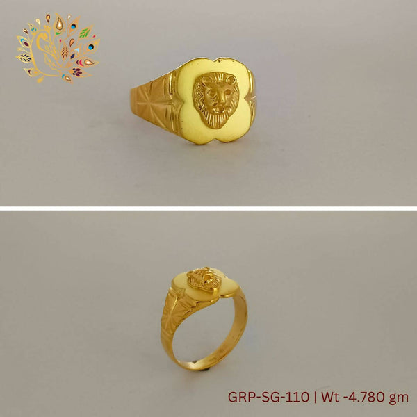 GRP-SG-110 - Plain Gents Rings – HM Sarafa Bazar India Pvt Ltd