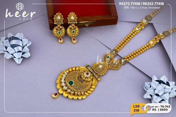 Antique Long Set – HM Sarafa Bazar India Pvt Ltd
