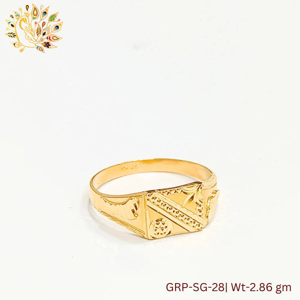 GRP-SG-28 - Plain Gents Rings – HM Sarafa Bazar India Pvt Ltd
