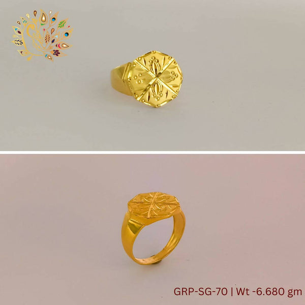 GRP-SG-70 - Plain Gents Rings – Sarafa Bazar India