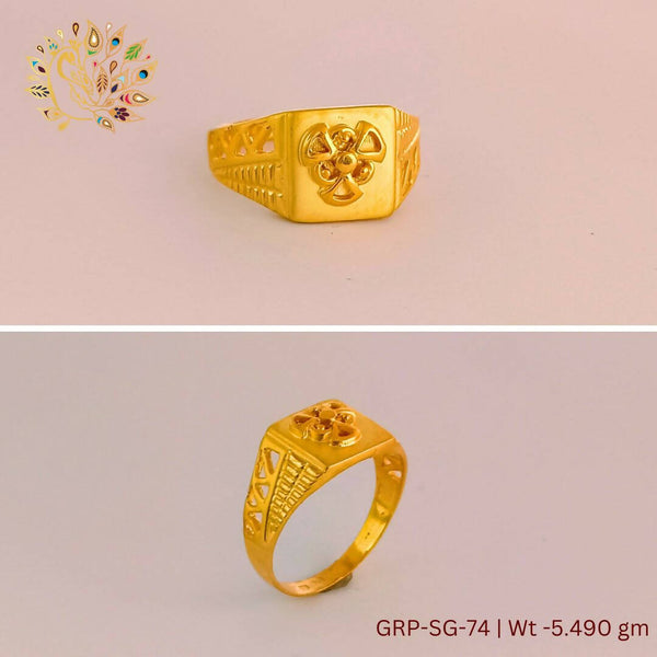 GRP-SG-74 - Plain Gents Rings – HM Sarafa Bazar India Pvt Ltd