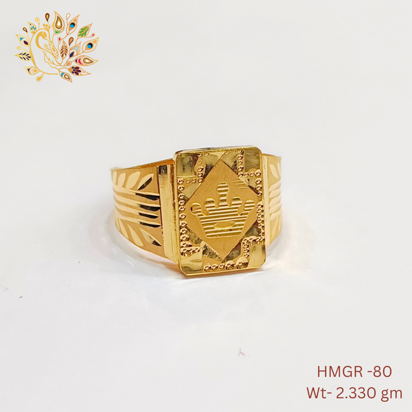 HMGR-80 - Handmade Gents Ring – HM Sarafa Bazar India Pvt Ltd