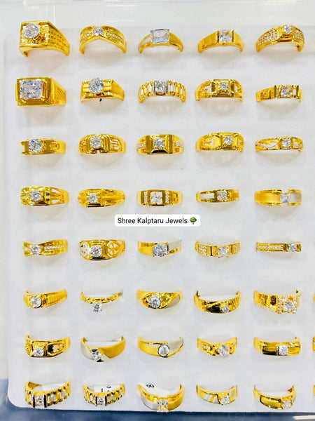 22kt Solitaire Gents Rings – HM Sarafa Bazar India Pvt Ltd