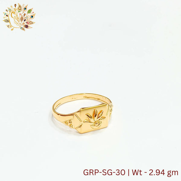 GRP-SG-30 - Plain Gents Rings – HM Sarafa Bazar India Pvt Ltd