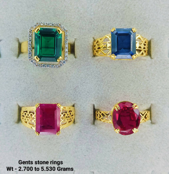 Gents Stone Rings – HM Sarafa Bazar India Pvt Ltd