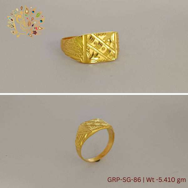 GRP-SG-86 - Plain Gents Rings – Sarafa Bazar India