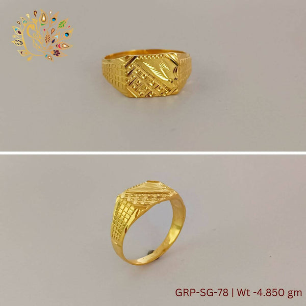 GRP-SG-78 - Plain Gents Rings – HM Sarafa Bazar India Pvt Ltd