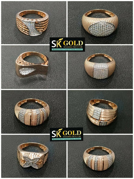 Rose Gold Rings – HM Sarafa Bazar India Pvt Ltd
