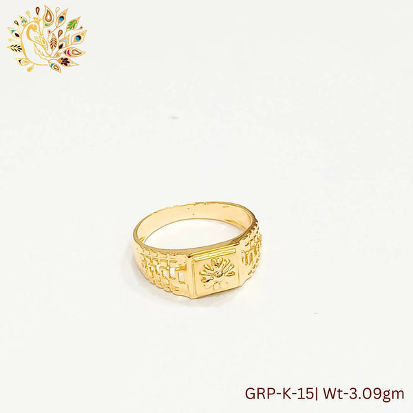 GRP-K-15 - Plain Gents Rings – HM Sarafa Bazar India Pvt Ltd
