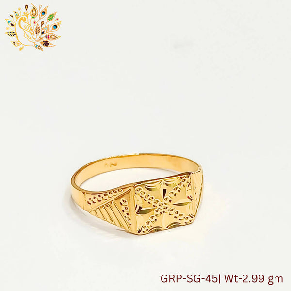 GRP-SG-45 - Plain Gents Rings – HM Sarafa Bazar India Pvt Ltd