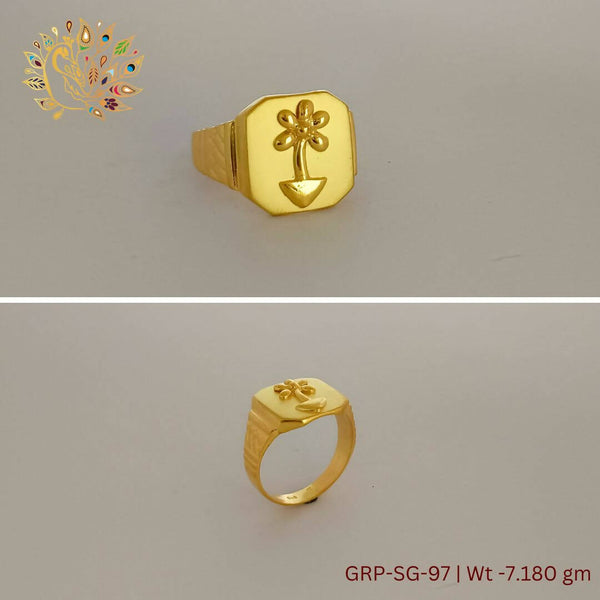 GRP-SG-97 - Plain Gents Rings – HM Sarafa Bazar India Pvt Ltd