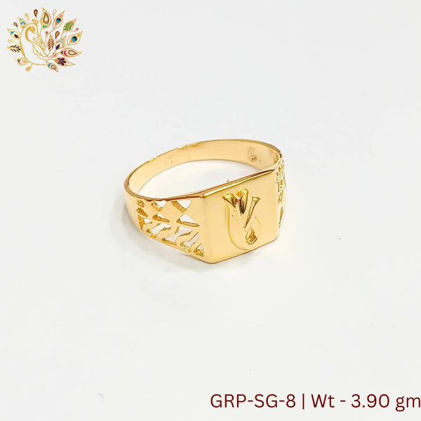 GRP-SG-8 Plain Gents Rings – HM Sarafa Bazar India Pvt Ltd