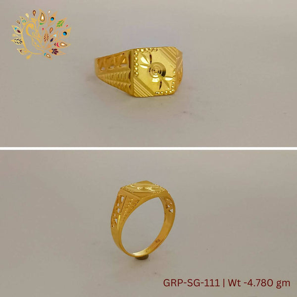 GRP-SG-111 - Plain Gents Rings – HM Sarafa Bazar India Pvt Ltd