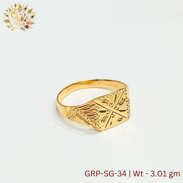 GRP-SG-34 - Plain Gents Rings – Sarafa Bazar India
