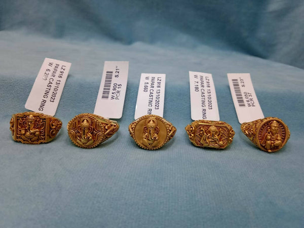 Antique Temple Rings – HM Sarafa Bazar India Pvt Ltd