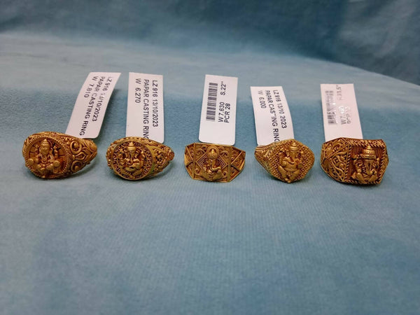 Antique Temple Rings – HM Sarafa Bazar India Pvt Ltd