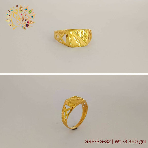 GRP-SG-82 - Plain Gents Rings – HM Sarafa Bazar India Pvt Ltd