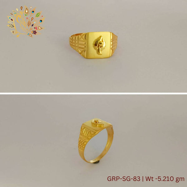 GRP-SG-83 - Plain Gents Rings – HM Sarafa Bazar India Pvt Ltd